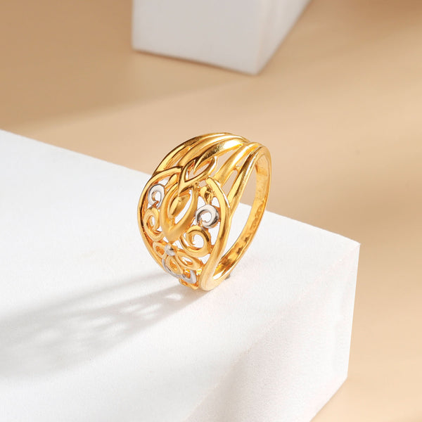 Ira Royal Bloom Gold Ring – PP Jewellers