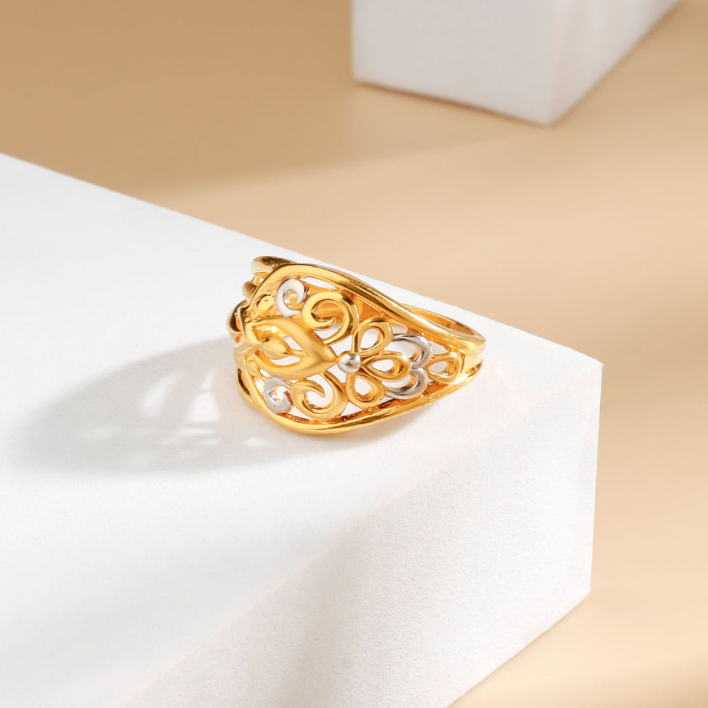 Ira Royal Bloom Gold Ring – PP Jewellers